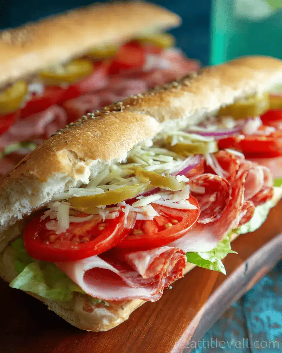 Italian Cold Cut Sub Sandwich