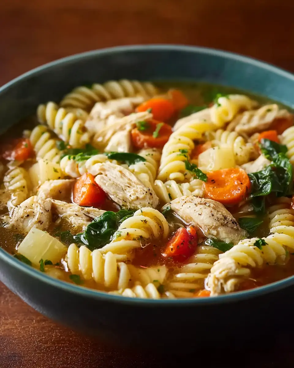 chicken rotini soup